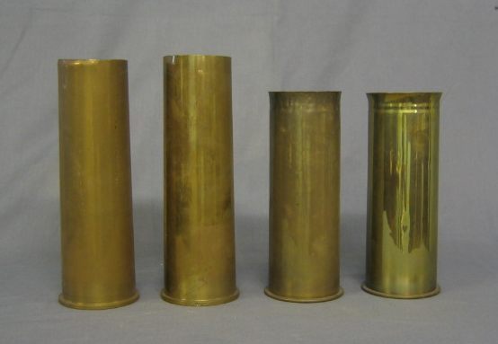 A pair of 6lb brass shell cases and a pair of WWI | 22nd September 2004 ...