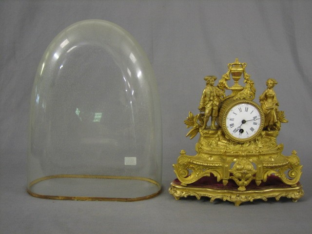 A 19th Century French 8 Day Mantel Clock Contained In 28th June 2006 a-19th-century-french-8-day-mantel-clock-contained-in-28th-june-2006