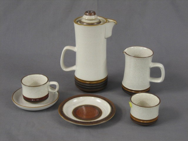 A 35 piece Denby white and brown glazed pottery | 28th June 2006 | Denhams