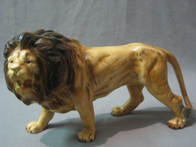 A Melba ware pottery figure of a walking lion 13" | 11th June 2008 ...