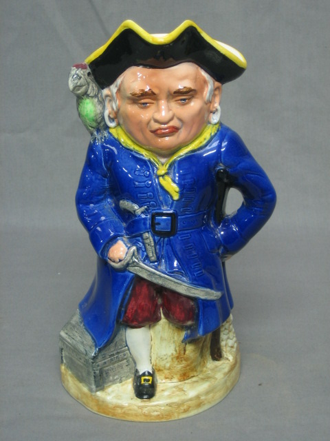 A musical pottery Toby jug in the form of a pirate 10" | 9th July 2008 ...