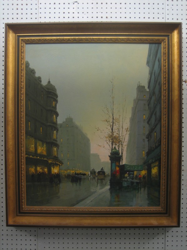 Charles Janin, oil painting on canvas "Avenue De | 17th February 2010 ...