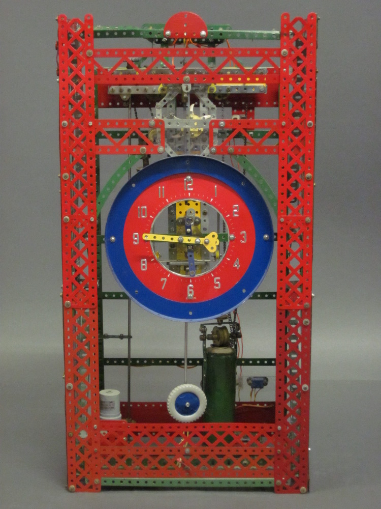A red and blue Meccano electric clock 15" | 16th November 2011 | Denhams