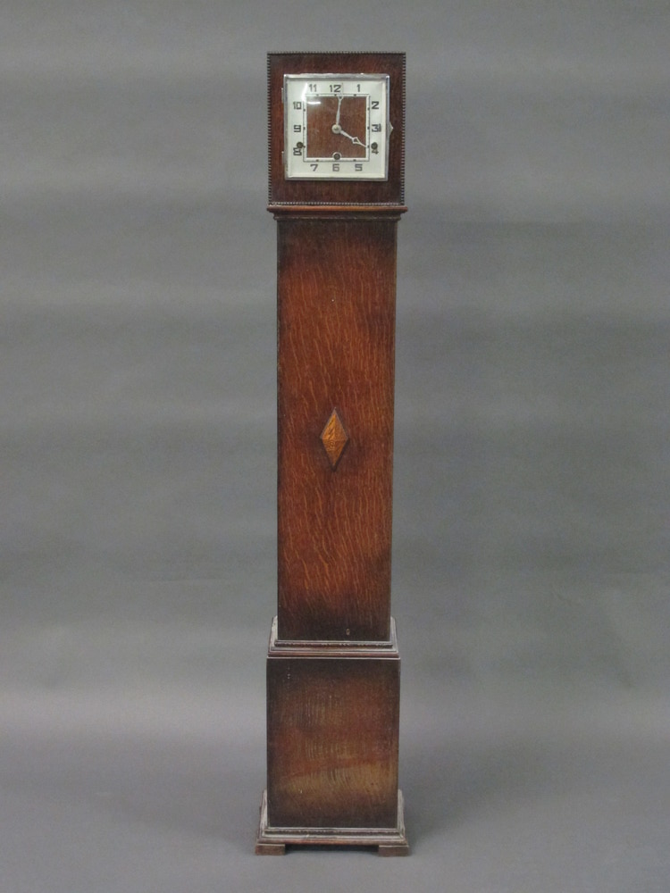 An Art Deco chiming Granddaughter clock with square | 11th July 2012 ...