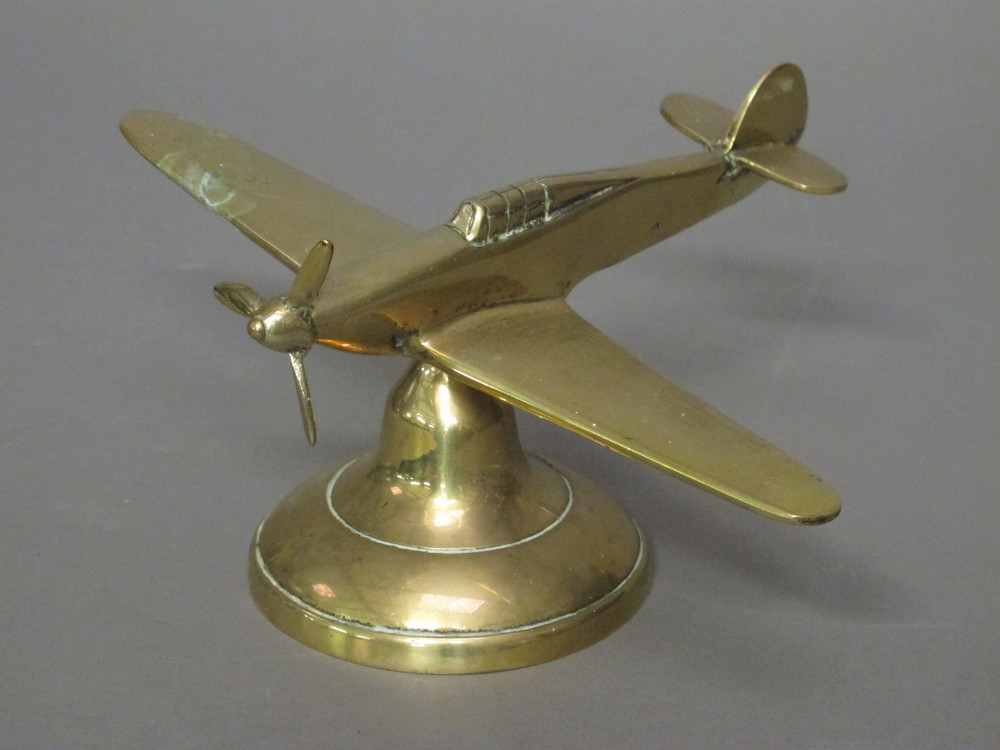 A brass model of a Spitfire 9" | 8th August 2012 | Denhams