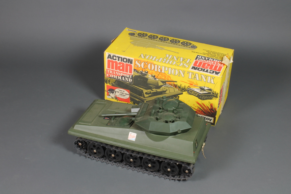 A Palitoy Action Man Scorpion tank, boxed | 26th February 2014 | Denhams