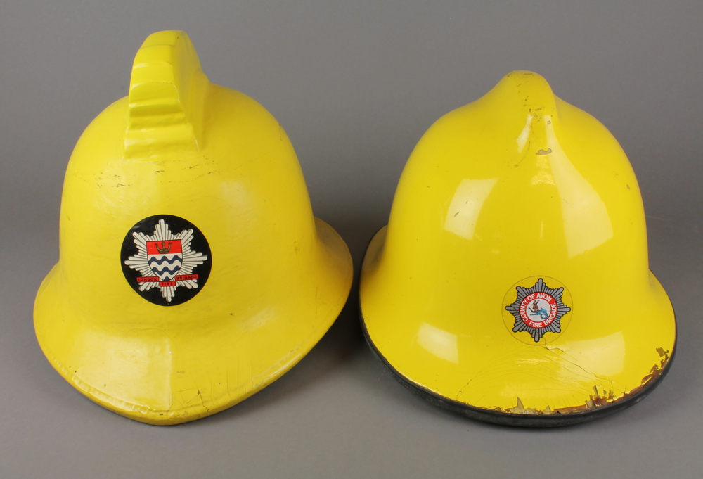 A yellow London Fire Brigade fireman's helmet and a | 16th July 2014 ...