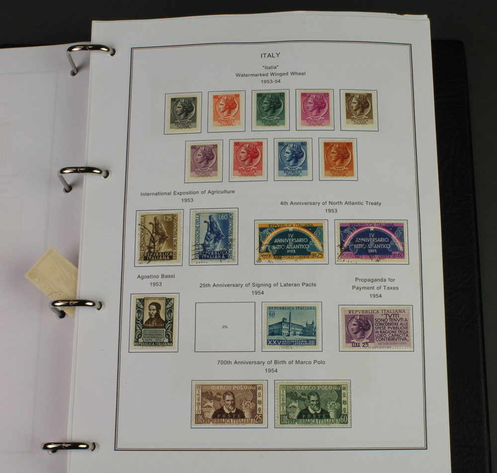 An album of various mint and used Italian stamps | 3rd June 2015 | Denhams