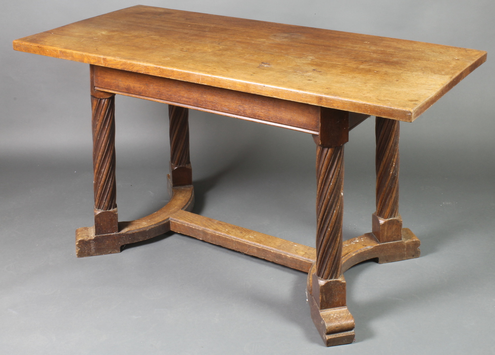 An Arts & Crafts rectangular oak refectory table, | 3rd June 2015 | Denhams
