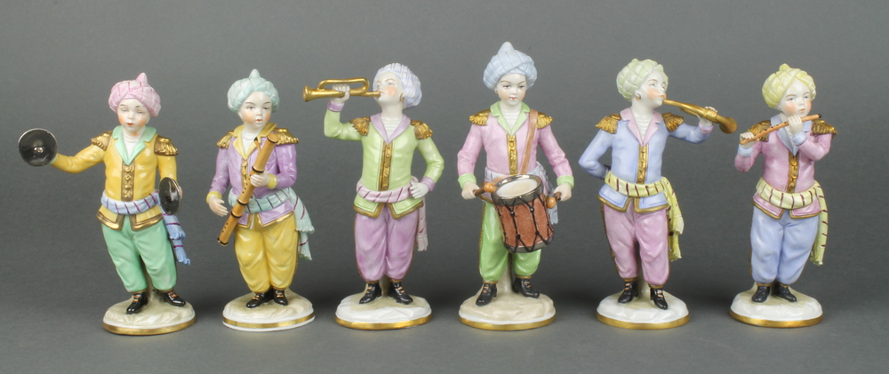 A set of 6 20th Century Sitzendorf Turkish musicians | 23rd September ...