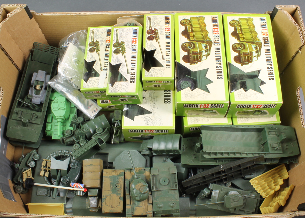 4 various Airfix 1.32 scale model military vehicles, 4 | 17th February ...