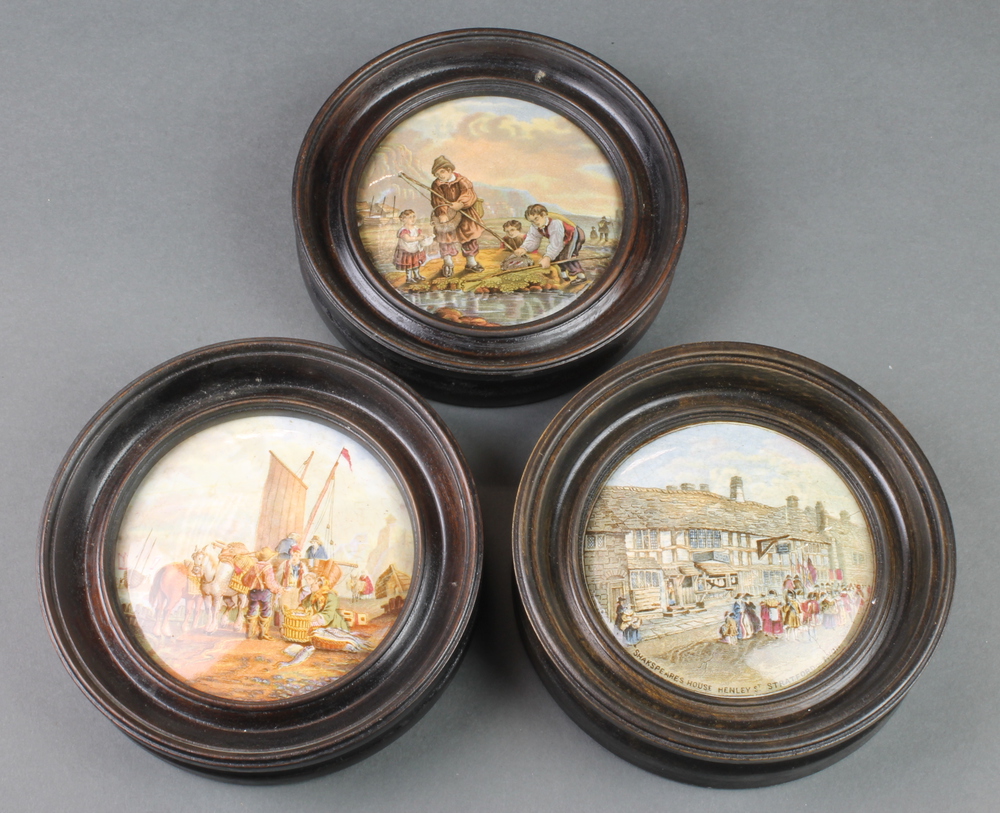 3 Victorian Prattware pot lids - Shakespeare's House, | 13th April 2016 ...