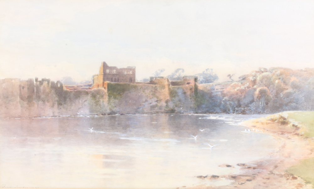 Frederick Tucker, watercolour, signed, seagulls beside | 6th July 2016 ...