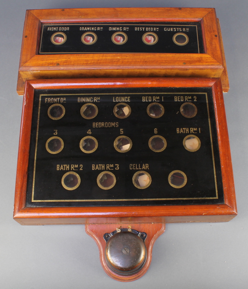 A servants bell indicator board with 14 apertures - | 22nd February ...