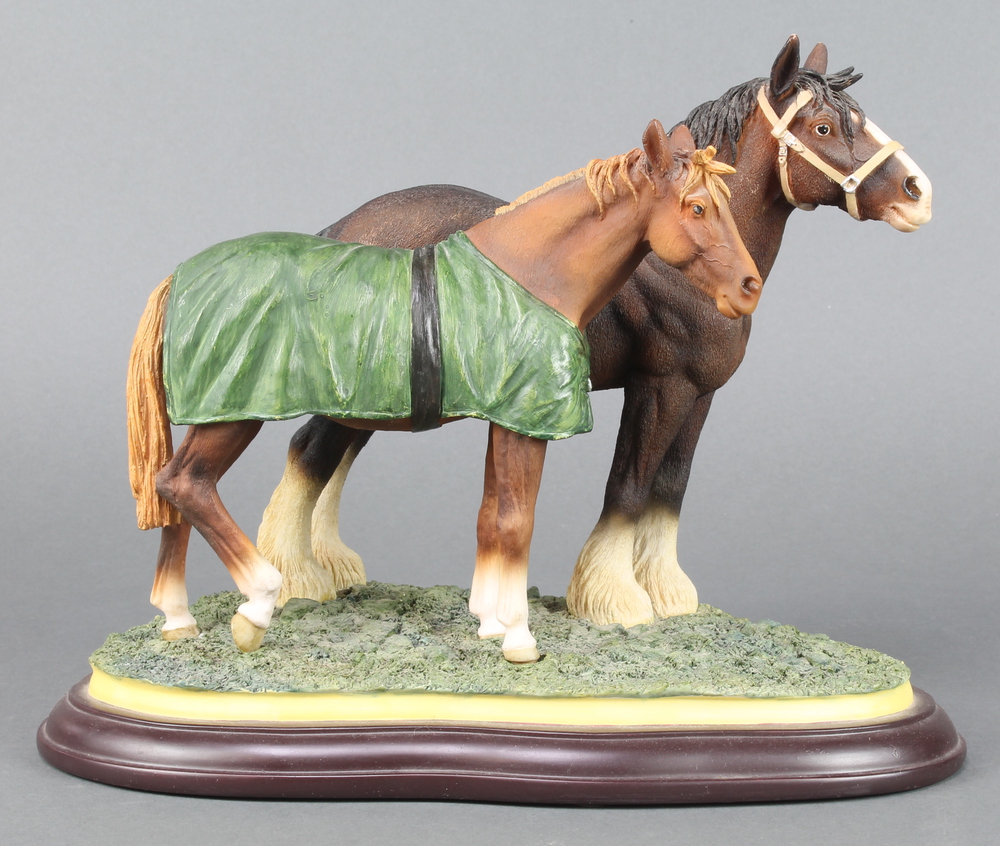 A Minster Giftware group of 2 horses by Richard Sefton | 17th May 2017 ...