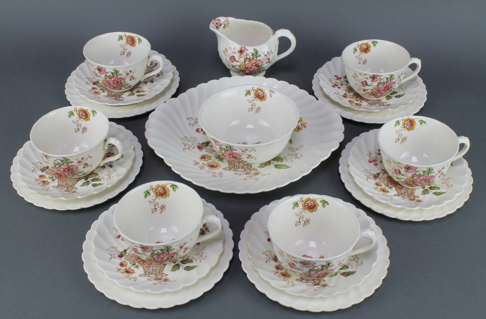 A Clarice Cliff Chelsea Rose pattern tea set | 9th August 2017 | Denhams