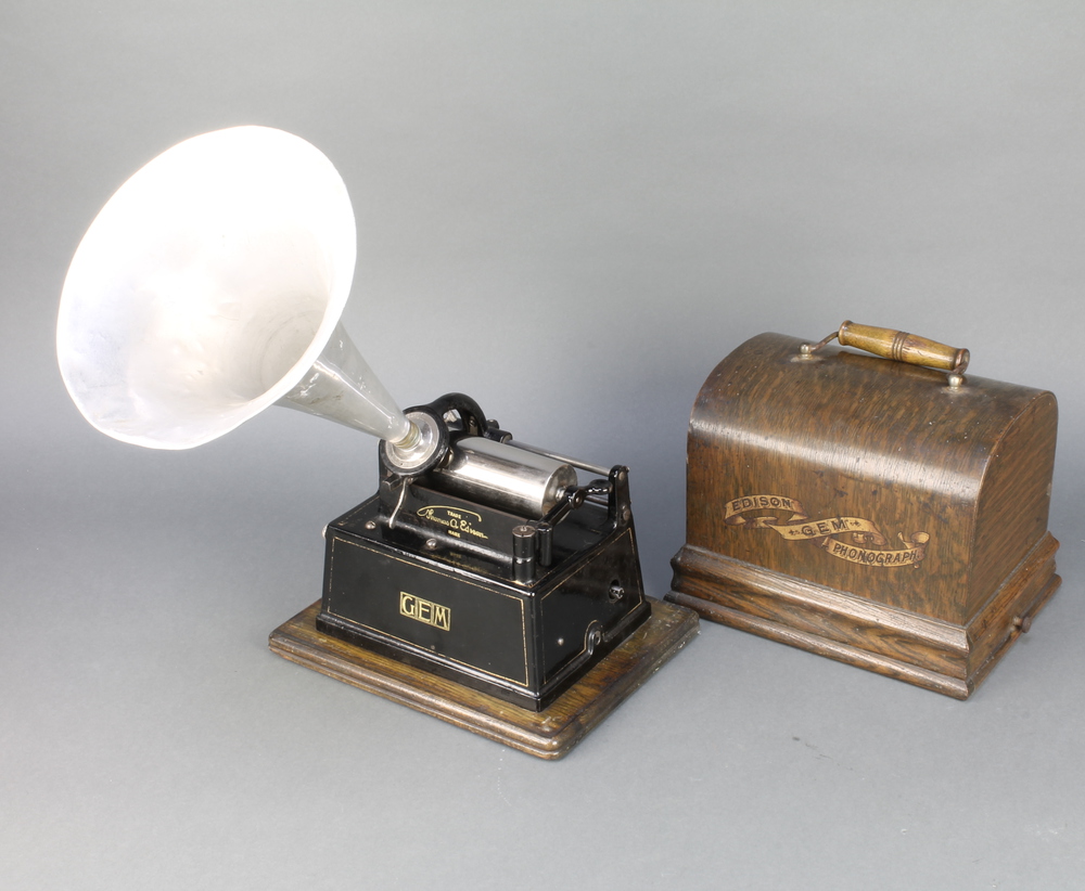 A key wound Edison Gem phonograph no.G76769 2 minute | 6th September ...