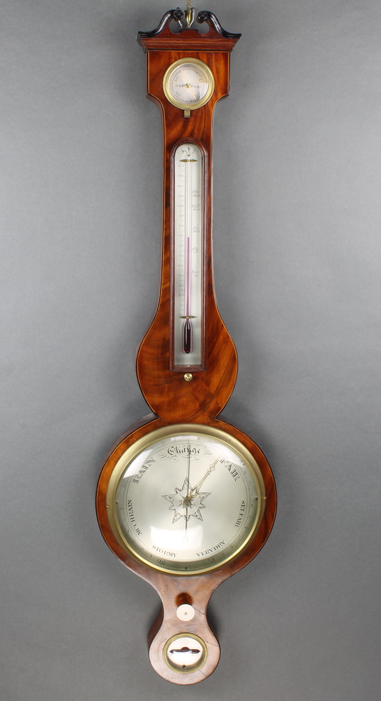 A 19th Century mercury wheel barometer and thermometer | 4th October ...
