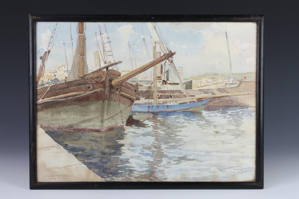 Jean Lefeuvre (1882 - 1975), watercolour signed and | 29th November ...