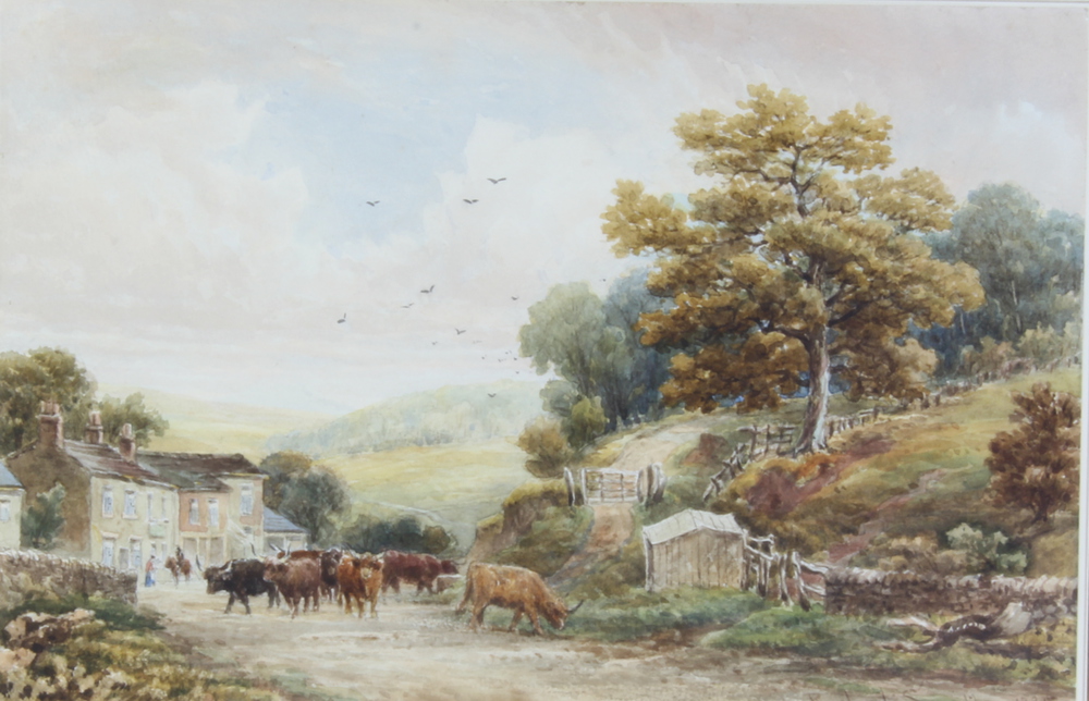 Richard Smith, 1885, watercolour, rural scene with | 28th March 2018 ...