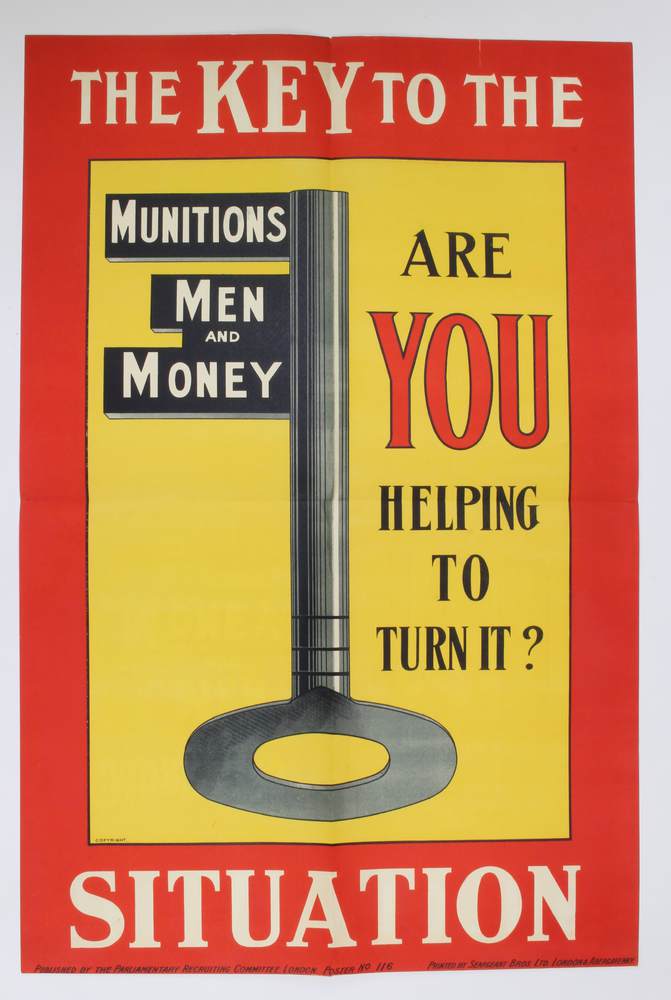 A First World War recruiting poster published by the | 20th June 2018 ...