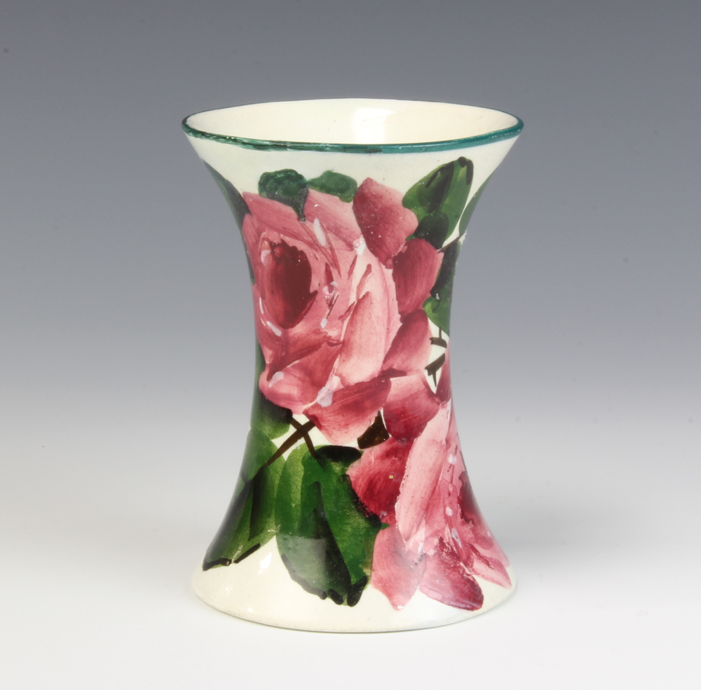 A Wemyss Ware waisted vase decorated with roses, | 10th October 2018 ...