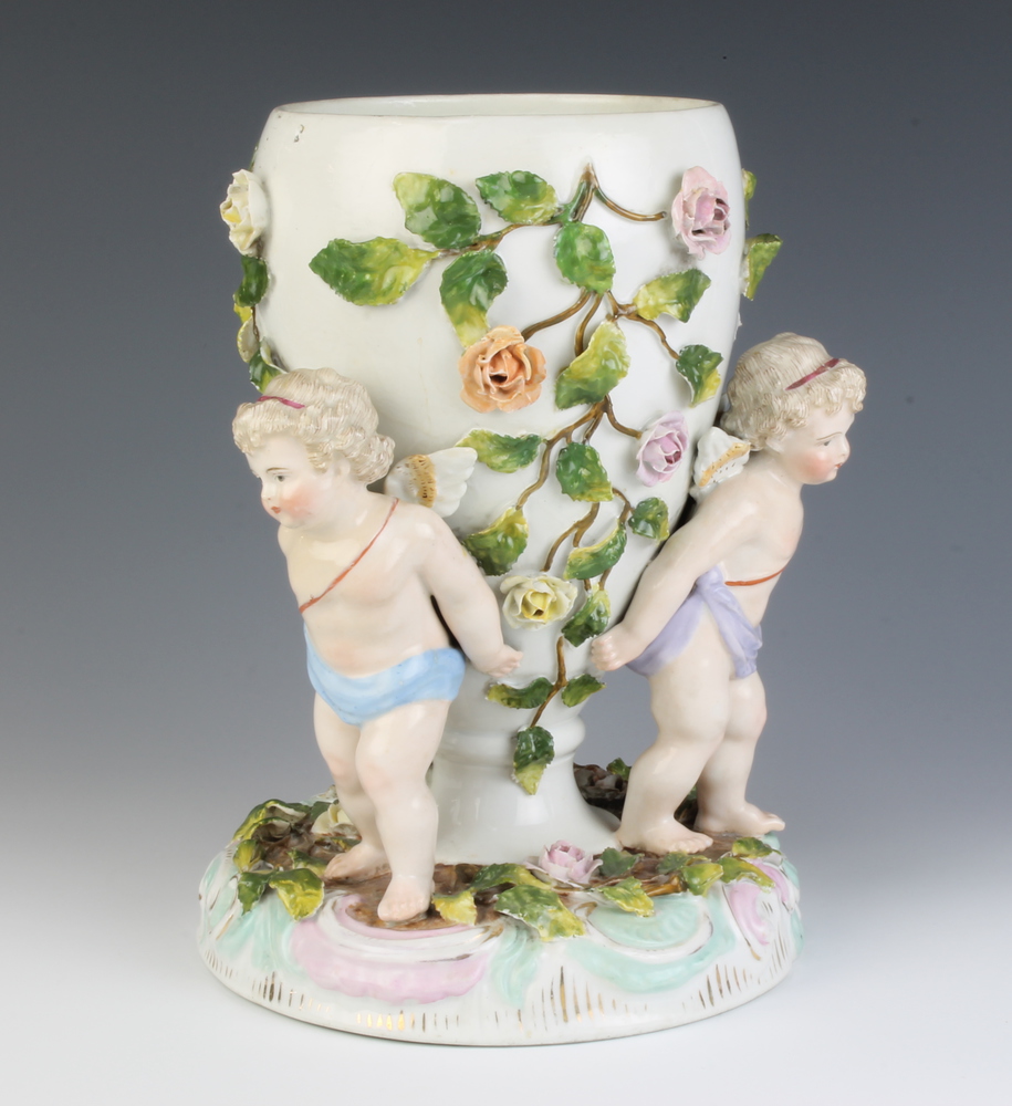 A German porcelain porcelain centrepiece with 3 angels | 5th December ...