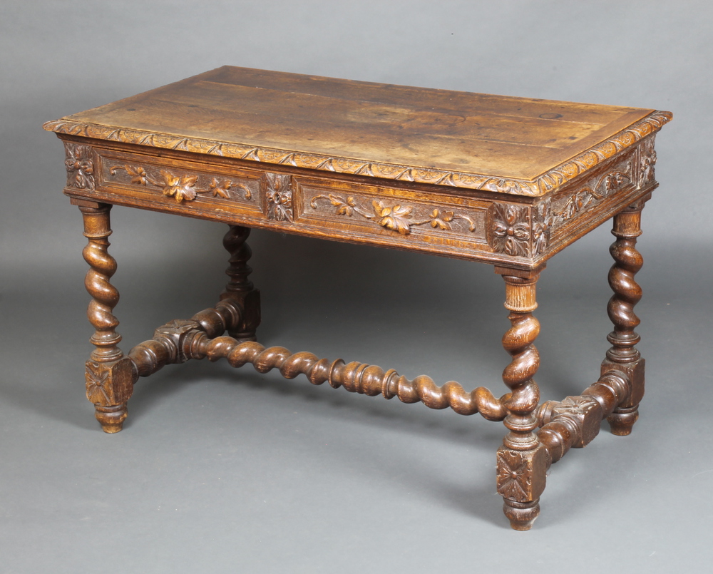 A Victorian carved oak Carolean style table fitted 2 | 13th March 2019 ...