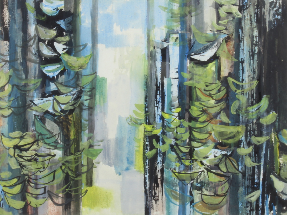 Charles Bone, mixed media signed, woodland landscape | 3rd July 2019 ...