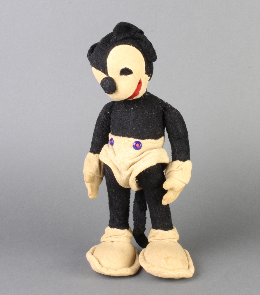 A felt figure of a standing Mortimer Mouse 27cm (head | 18th December ...