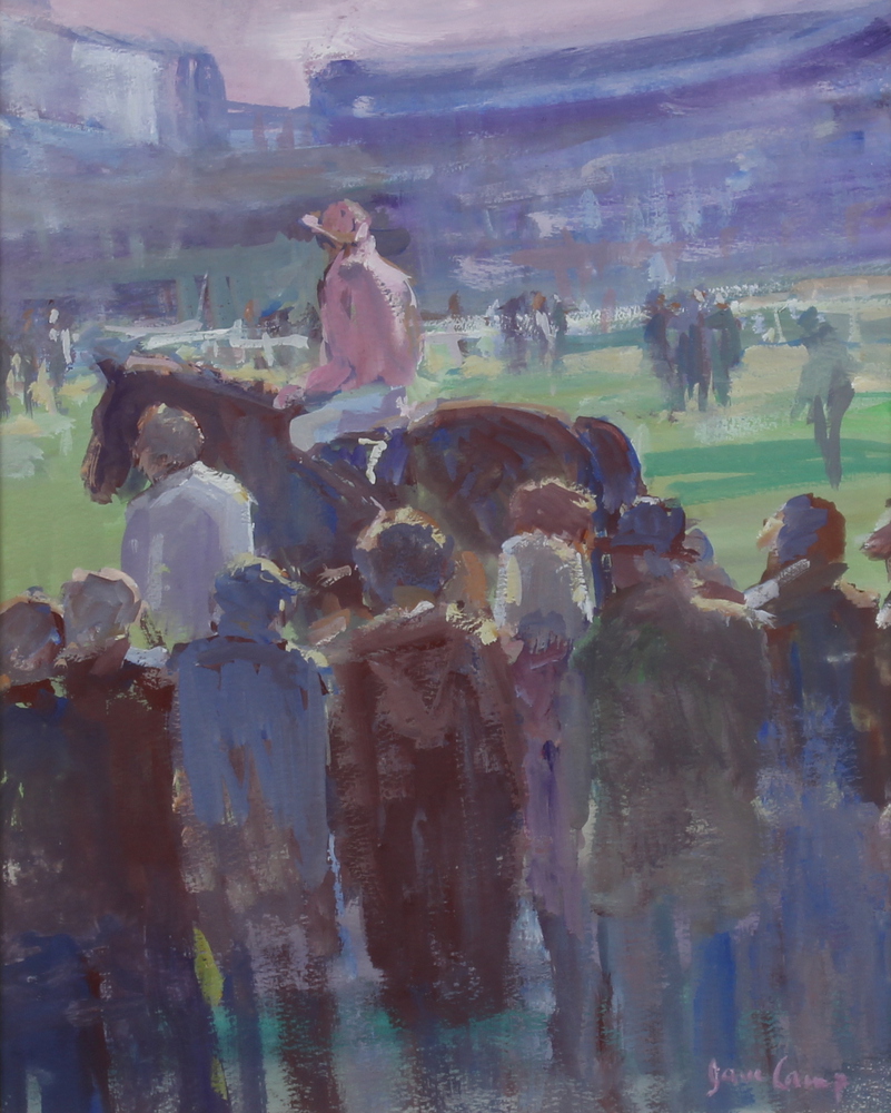 Jane Camp, watercolour signed, Epsom race course, 35cm | 26th February ...