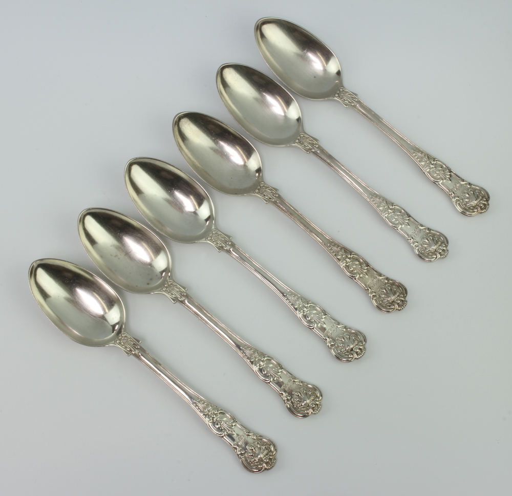 A set of 6 William IV Kings pattern dessert spoons | 12th August 2020 ...