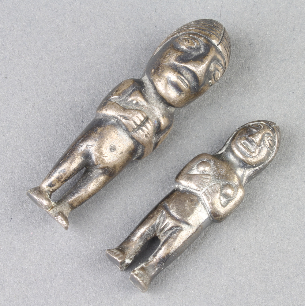 Two "Peruvian" standing metal figures of deities 5cm | 22nd April 2021 ...