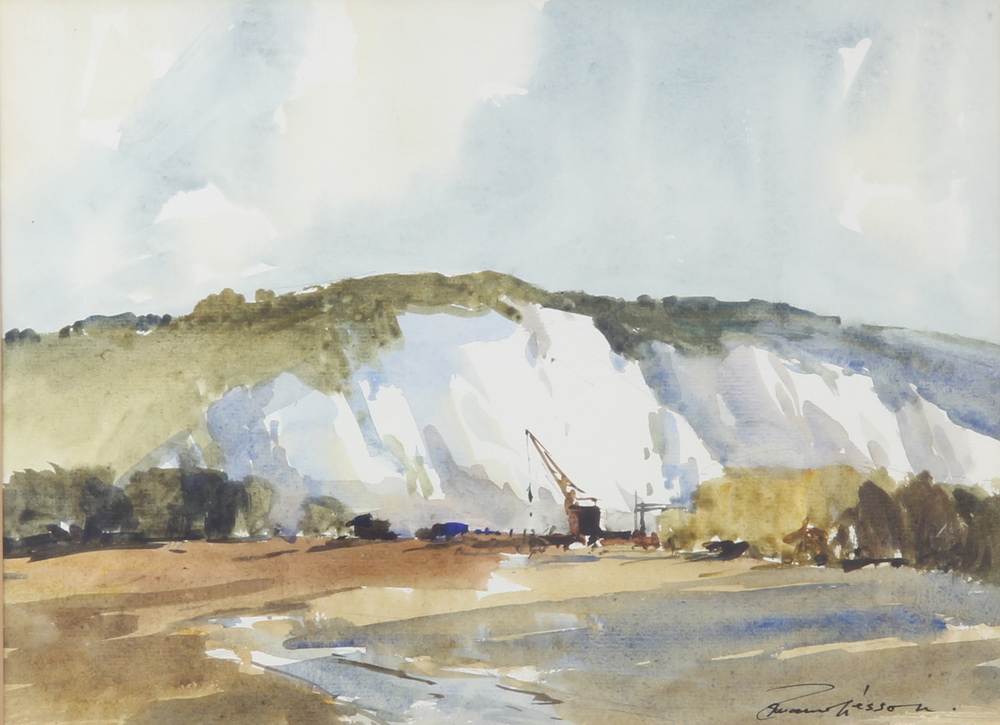 ** Edward Wesson (1910-1983), watercolour "Downland | 20th May 2021 ...