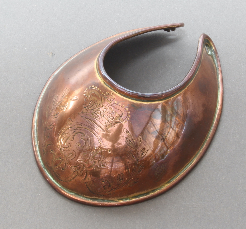 A Georgian officers copper Gorget 4cm x 10cm x 8cm | 15th July 2021 | Denhams