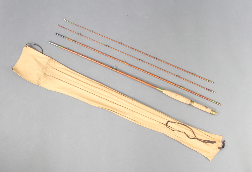 An Army & Navy 8'6" split cane trout fly fishing rod | 15th July 2021 ...