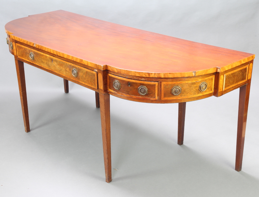 A Georgian inlaid mahogany bow front serving table | 12th August 2021 ...