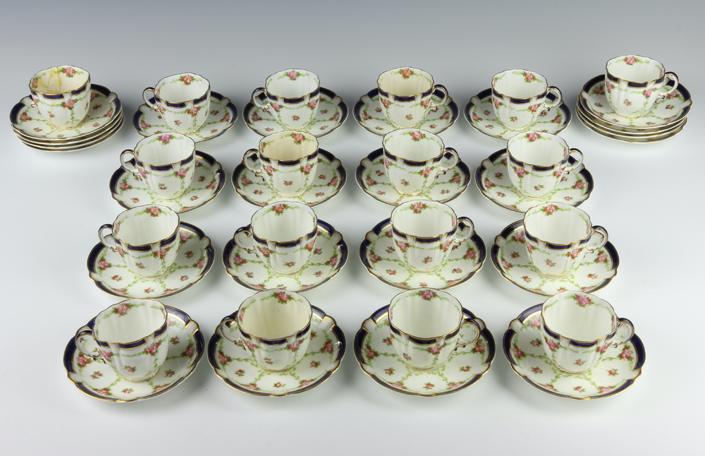 A Crescent China tea set comprising 19 cups (2 a/f) | 12th January 2022 ...