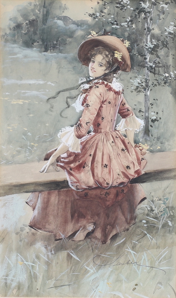 Robert Sauber (1868-1936), watercolour signed, "A Fair | 4th May 2022 ...