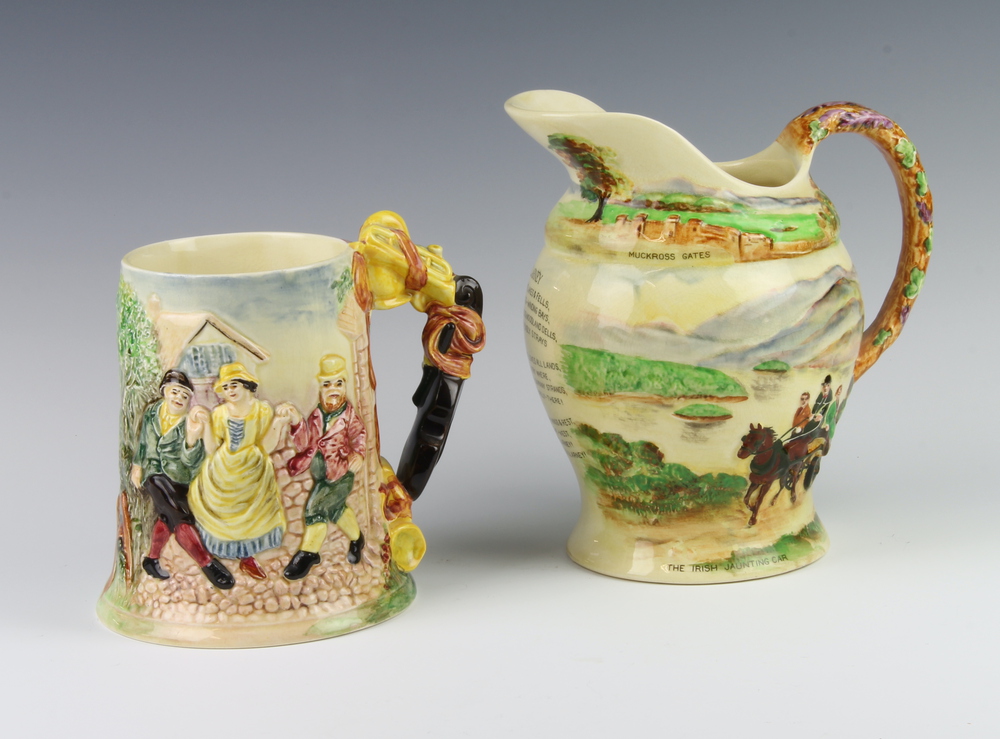A Crown Devon musical jug Killarney 20cm and another | 1st June 2022 ...