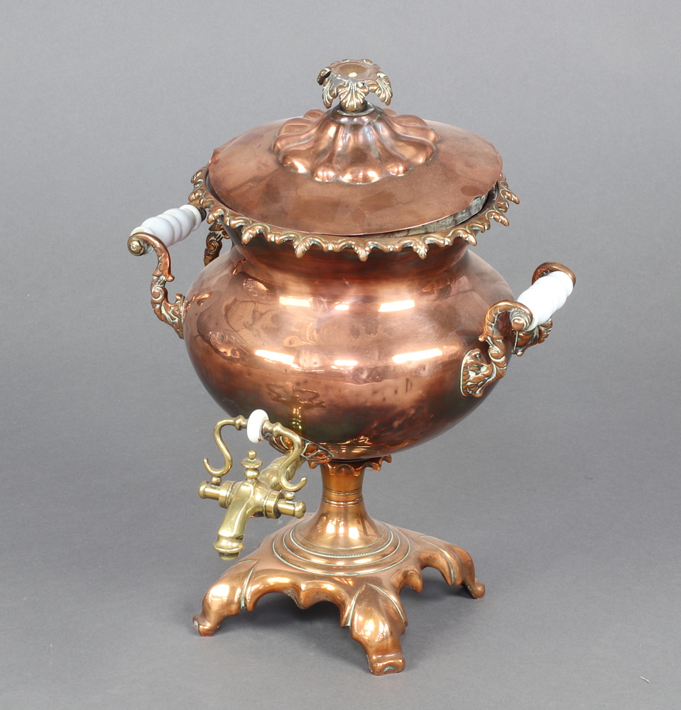 A Georgian copper twin handled tea urn complete with | 1st June 2022 ...