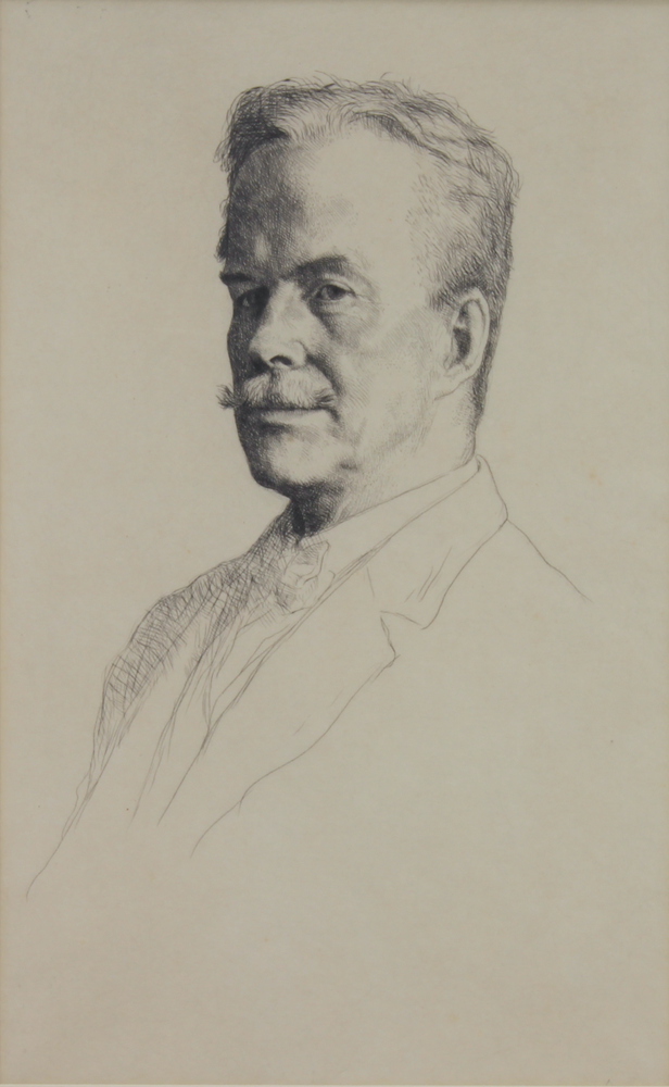 Thomas Strang (1859-1921), etching of Neil Munro | 27th July 2022 | Denhams