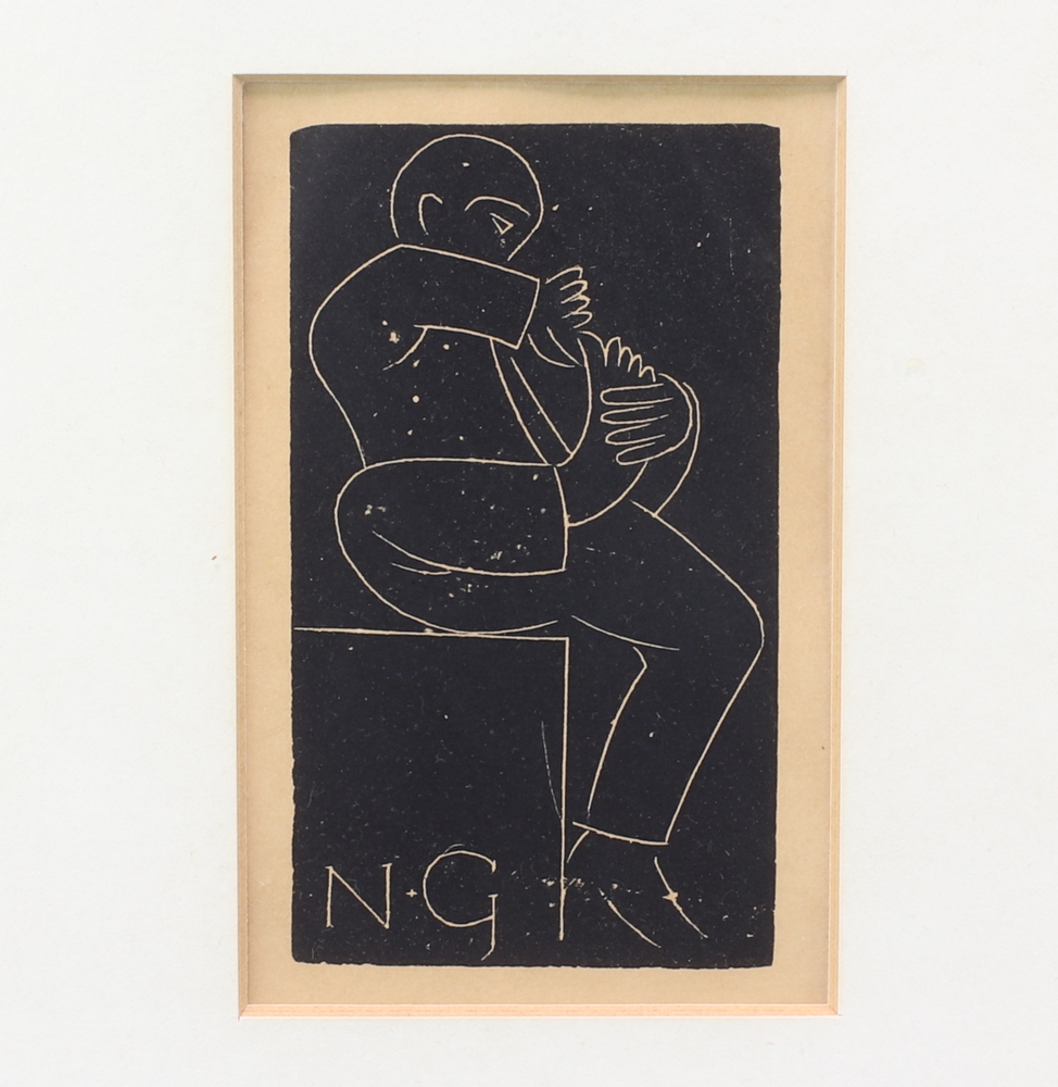 Eric Gill (1882-1940) lino cut, portrait of Norval | 27th July 2022 ...