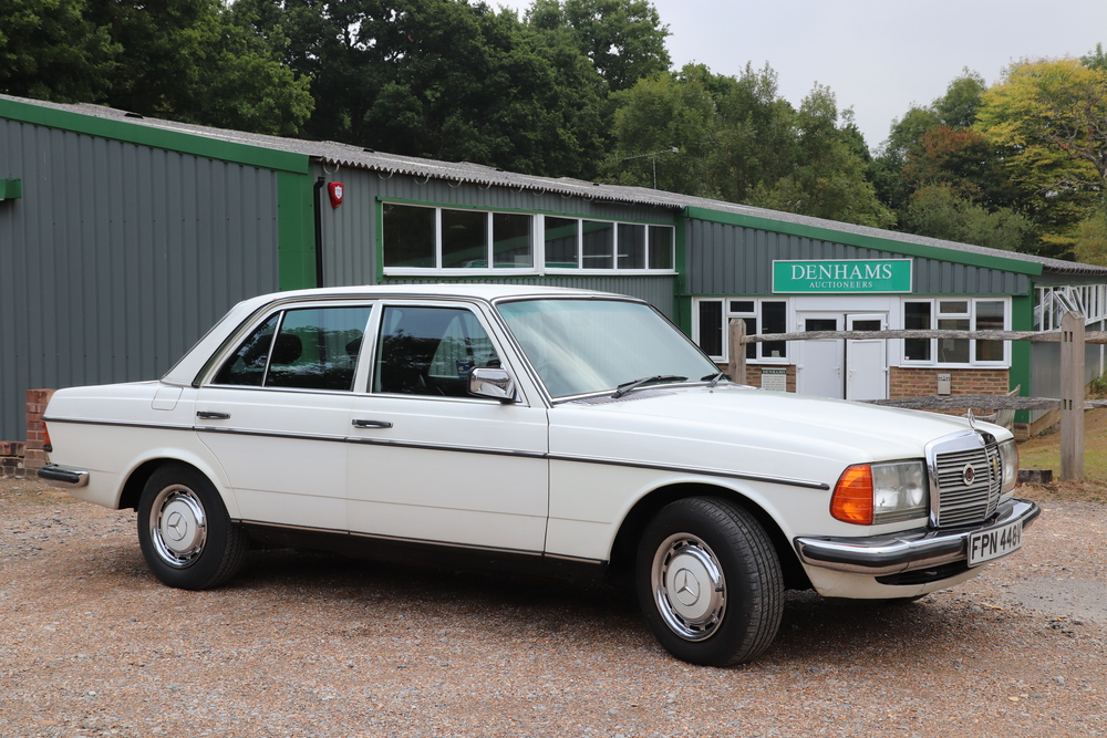 A 1979 Mercedes 280E 4 door saloon motor car | 24th August 2022 | Denhams