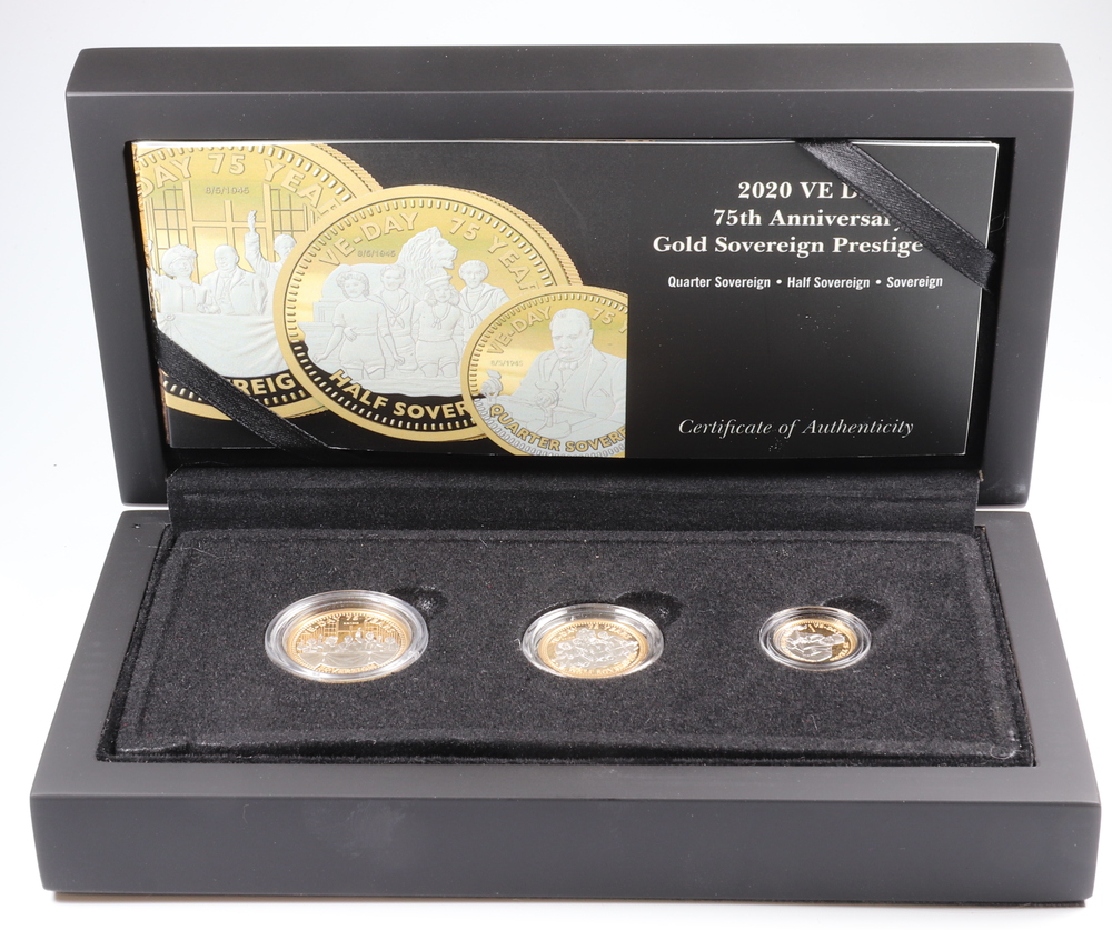 A 2020 VE Day 75th Anniversary gold sovereign Prestige | 24th August ...