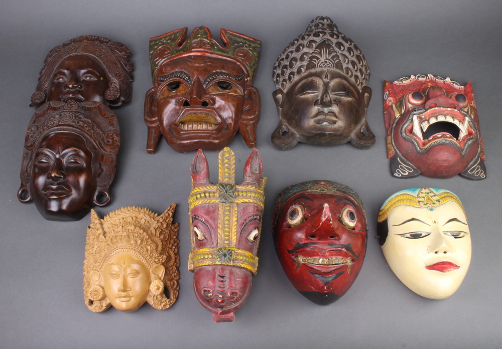 An Eastern carved hardwood and painted mask in the | 21st September ...