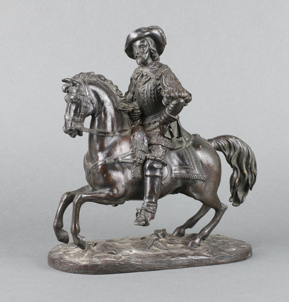 A 19th Century bronze figure of mounted Cavalier, | 15th December 2022 ...