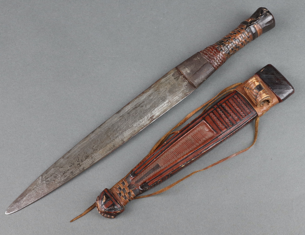 An Eastern dagger with 23cm double edged blade | 15th December 2022 ...