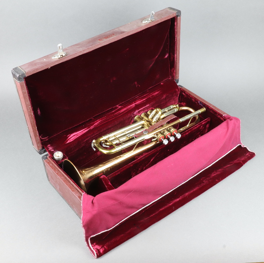 A Parrot brass trumpet compete with mouthpiece, cased | 25th January ...