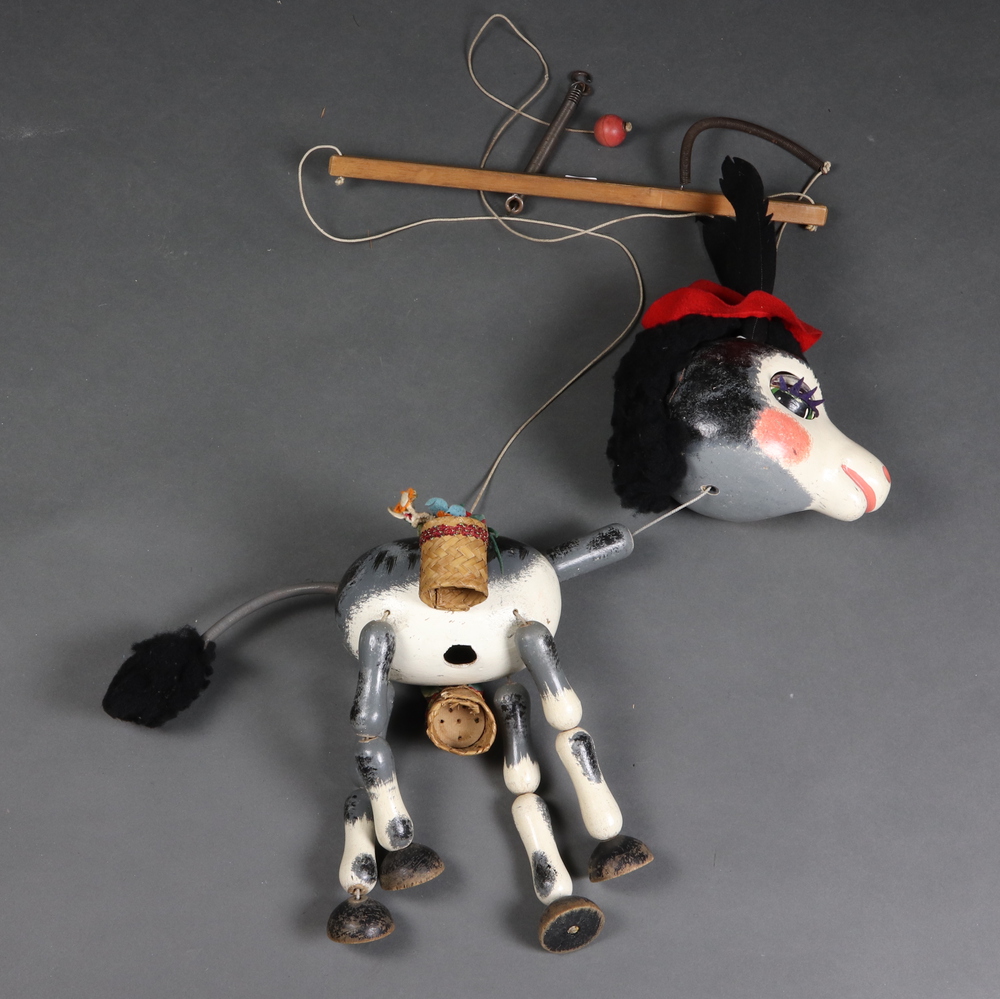 A rare Pelham Puppet of a donkey 34cm x 65cm, together | 25th January ...